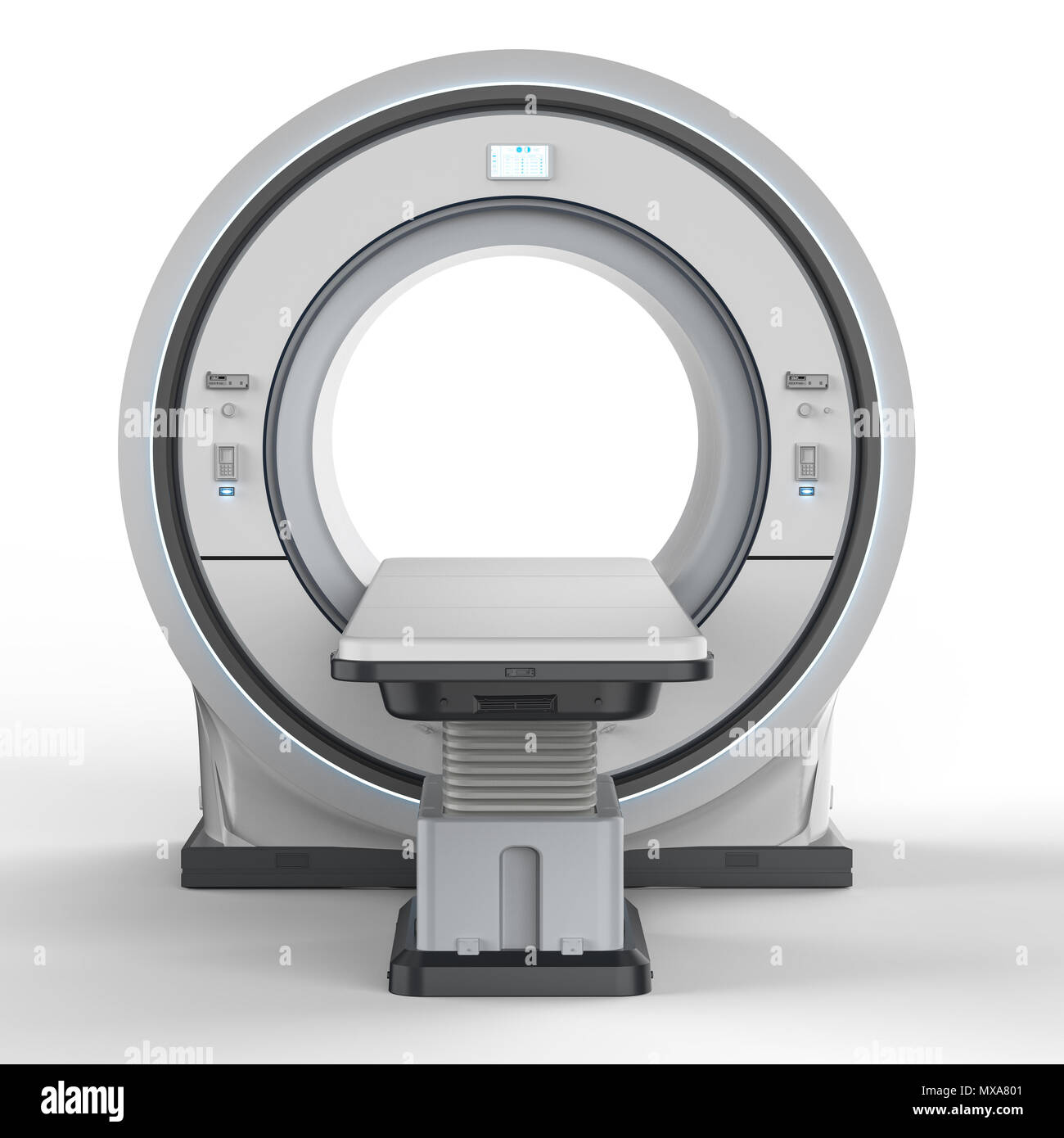 Le rendu 3D de la machine irm ou imagerie par résonance magnétique ...