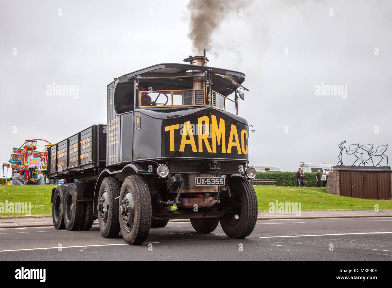 Le camion-benne à vapeur Sentinel S6, le premier camion-benne à 4 ...