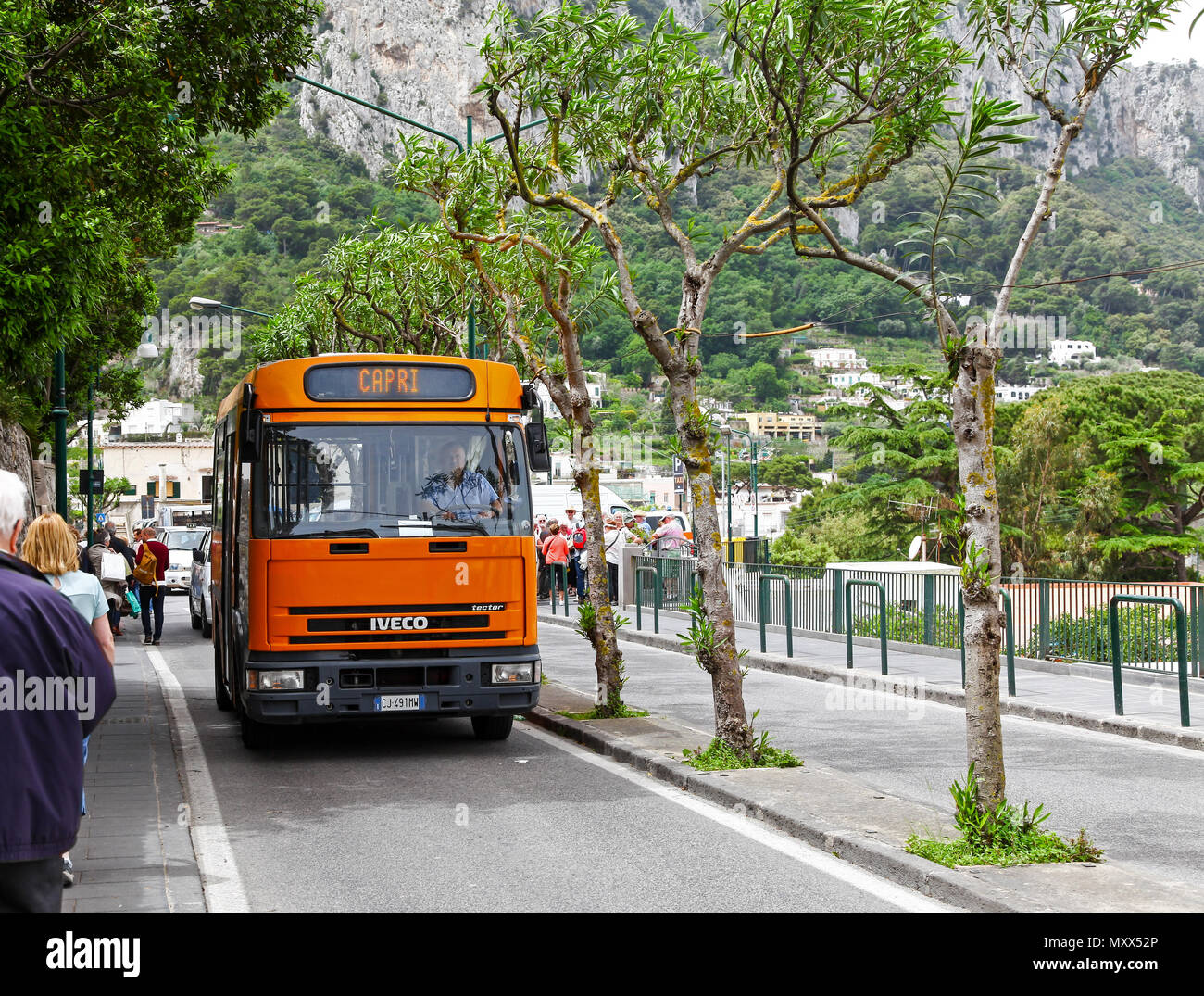 Service de bus capri en italie Banque de photographies et d’images à ...