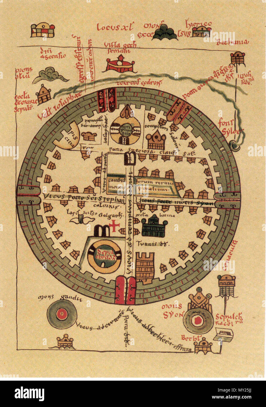 Plan of jerusalem Banque de photographies et d’images à haute ...
