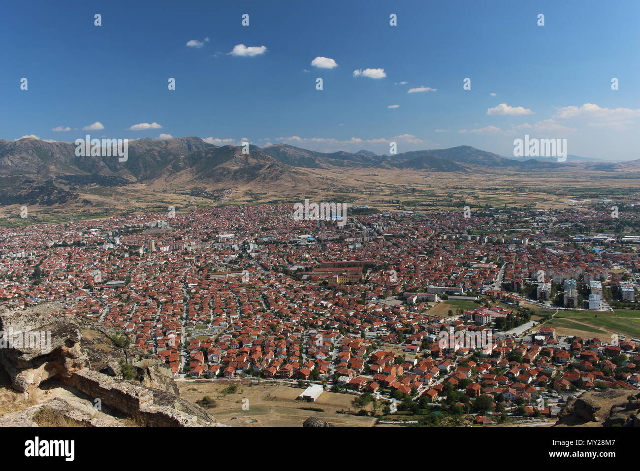 Prilep vue sur la ville Banque de photographies et d’images à haute ...