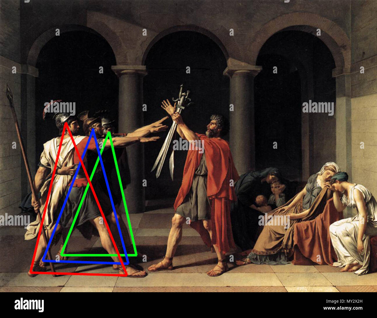 Le serments des horaces Banque de photographies et d’images à haute ...