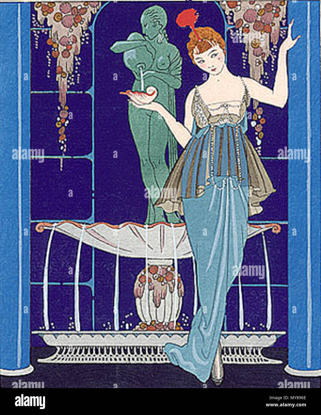 . Jeanne Paquin Gown . 1914. George Barbier (1882 - 1932) 408 Paquin3 ...