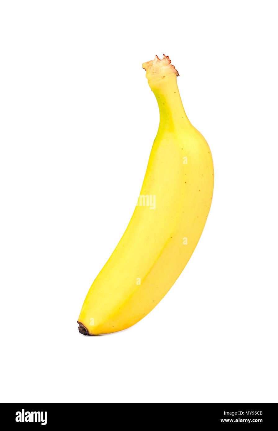 Et mûres banane douce bébé (mini) isolé sur fond blanc Photo Stock - Alamy