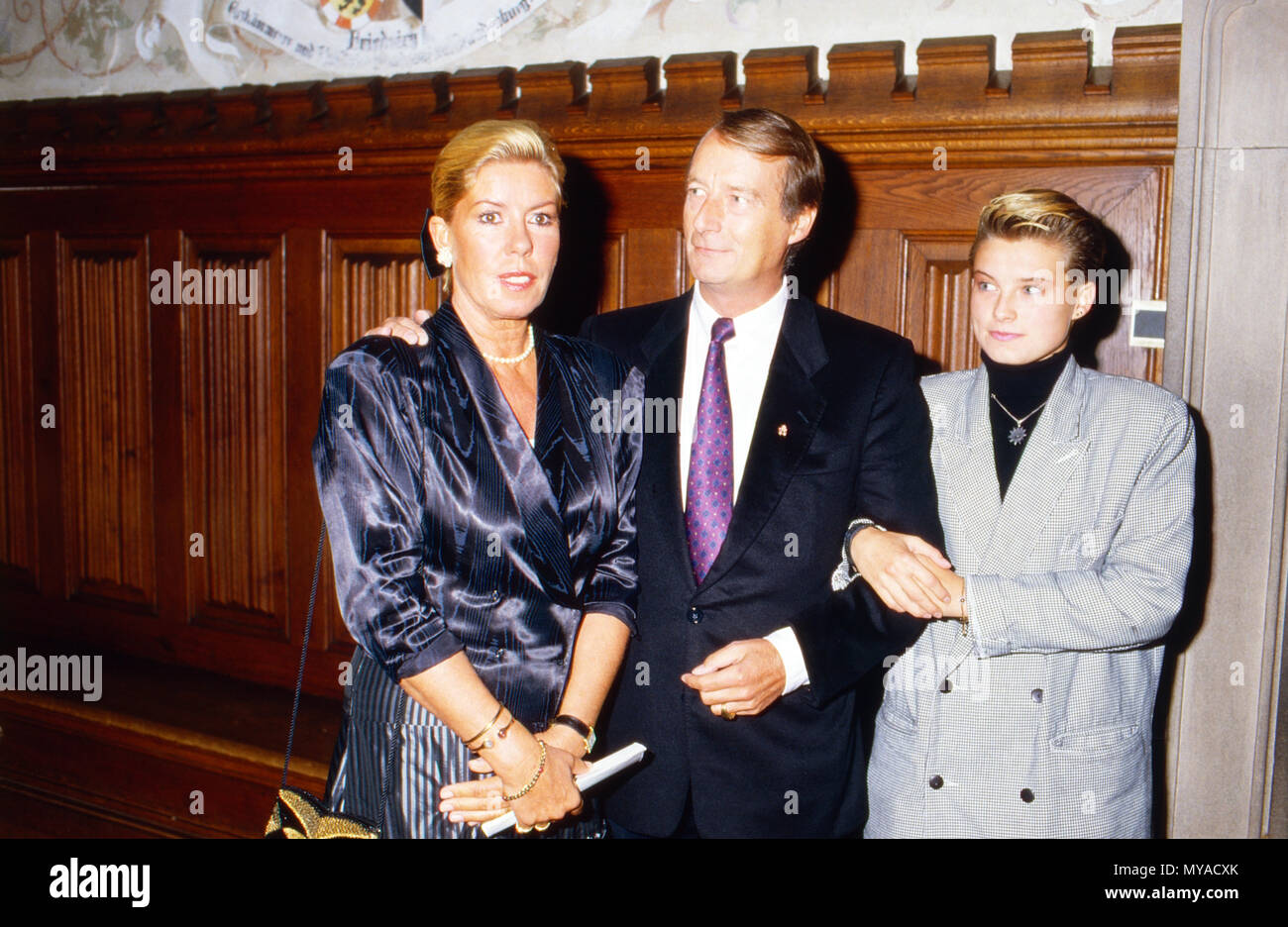 Michael Prinz von Preußen mit Ehefrau Brigitta und Tochter Nataly bei ...