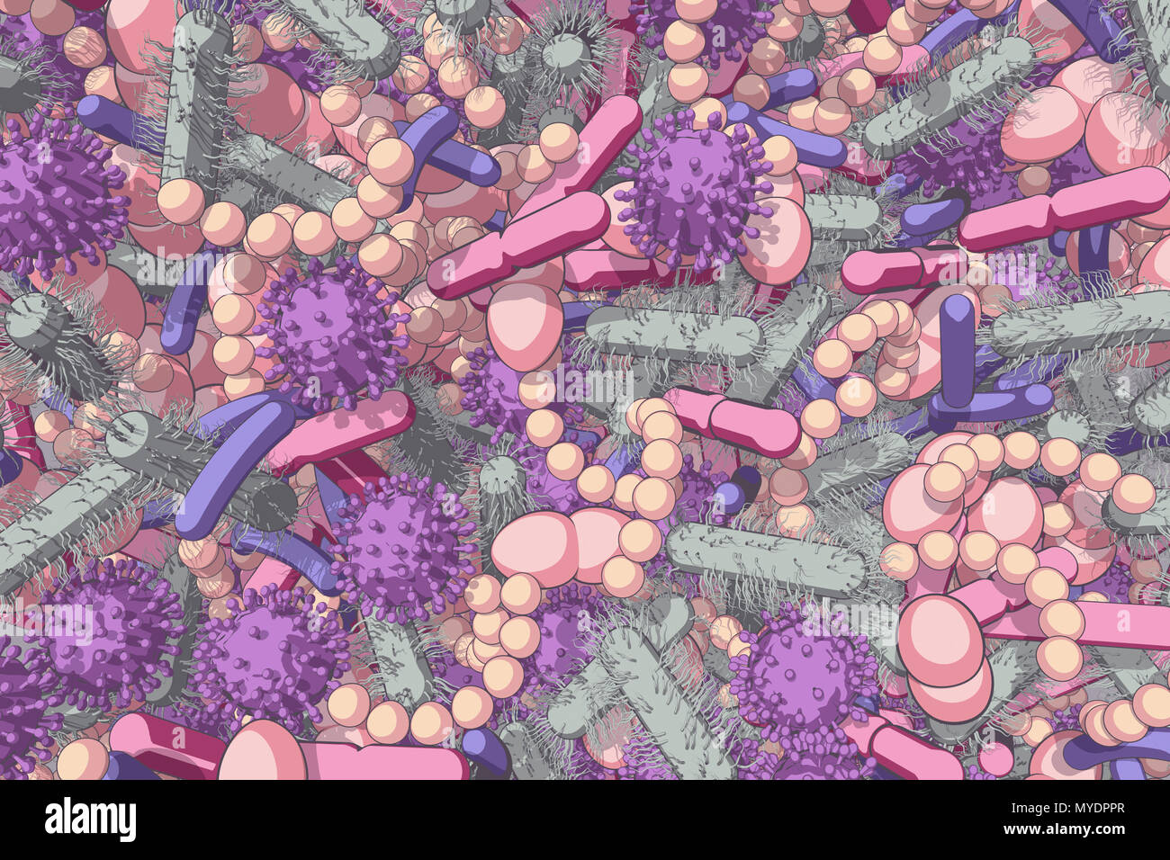Microbiome intestinal Banque de photographies et d’images à haute ...