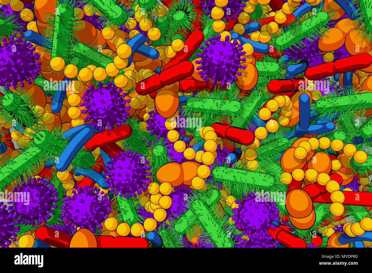 Microbiome humain Banque de photographies et d’images à haute ...