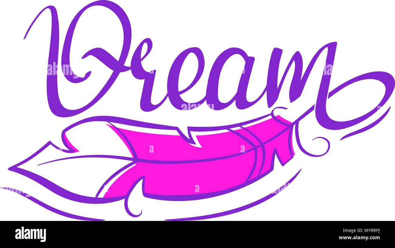 Dream lettering Banque de photographies et d’images à haute résolution ...