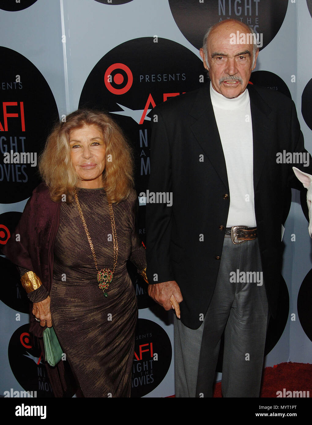 Sean Connery et son épouse Micheline - AFI Soirée au cinéma Twelfe ...