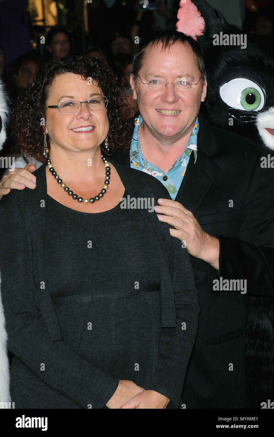 John lasseter and wife and children Banque de photographies et d’images ...