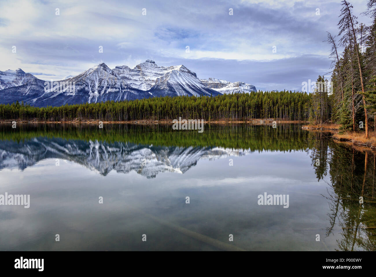 Herbert lake banff Banque de photographies et d’images à haute ...