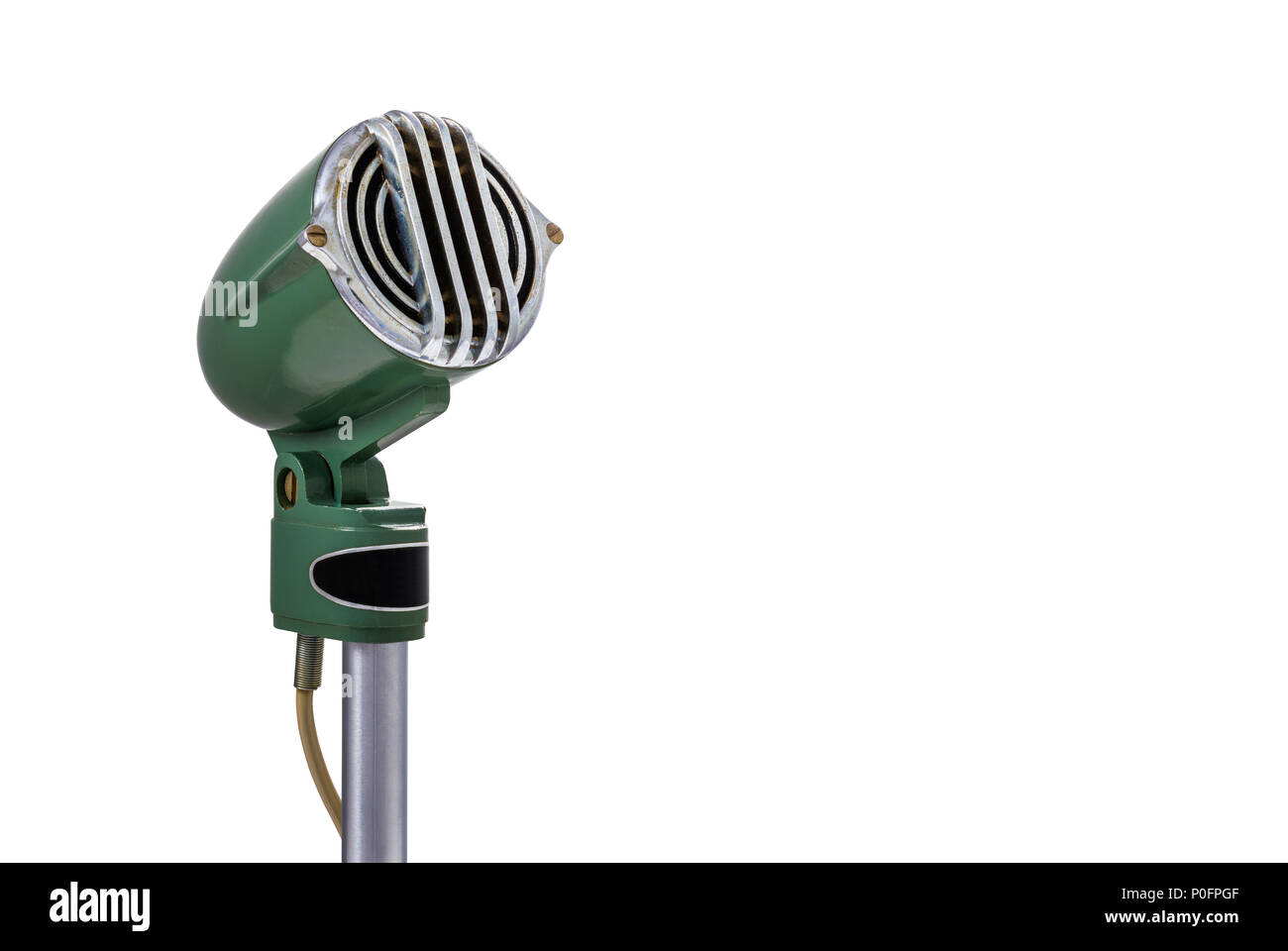 Vintage 50s microphone Banque de photographies et d’images à haute résolution - Alamy