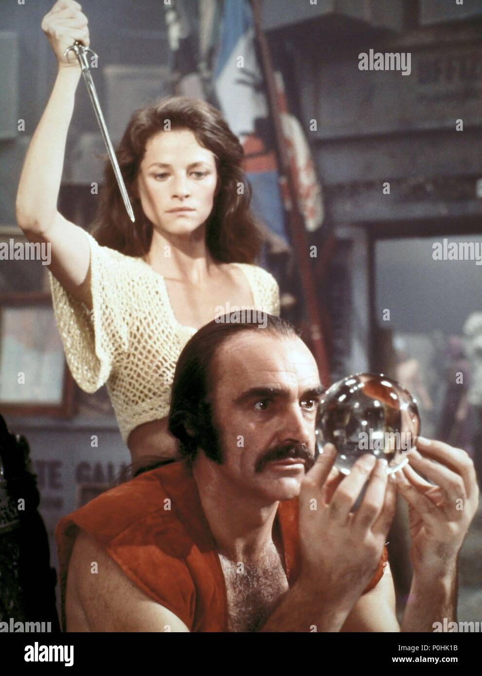 Sean connery charlotte rampling zardoz Banque de photographies et d ...