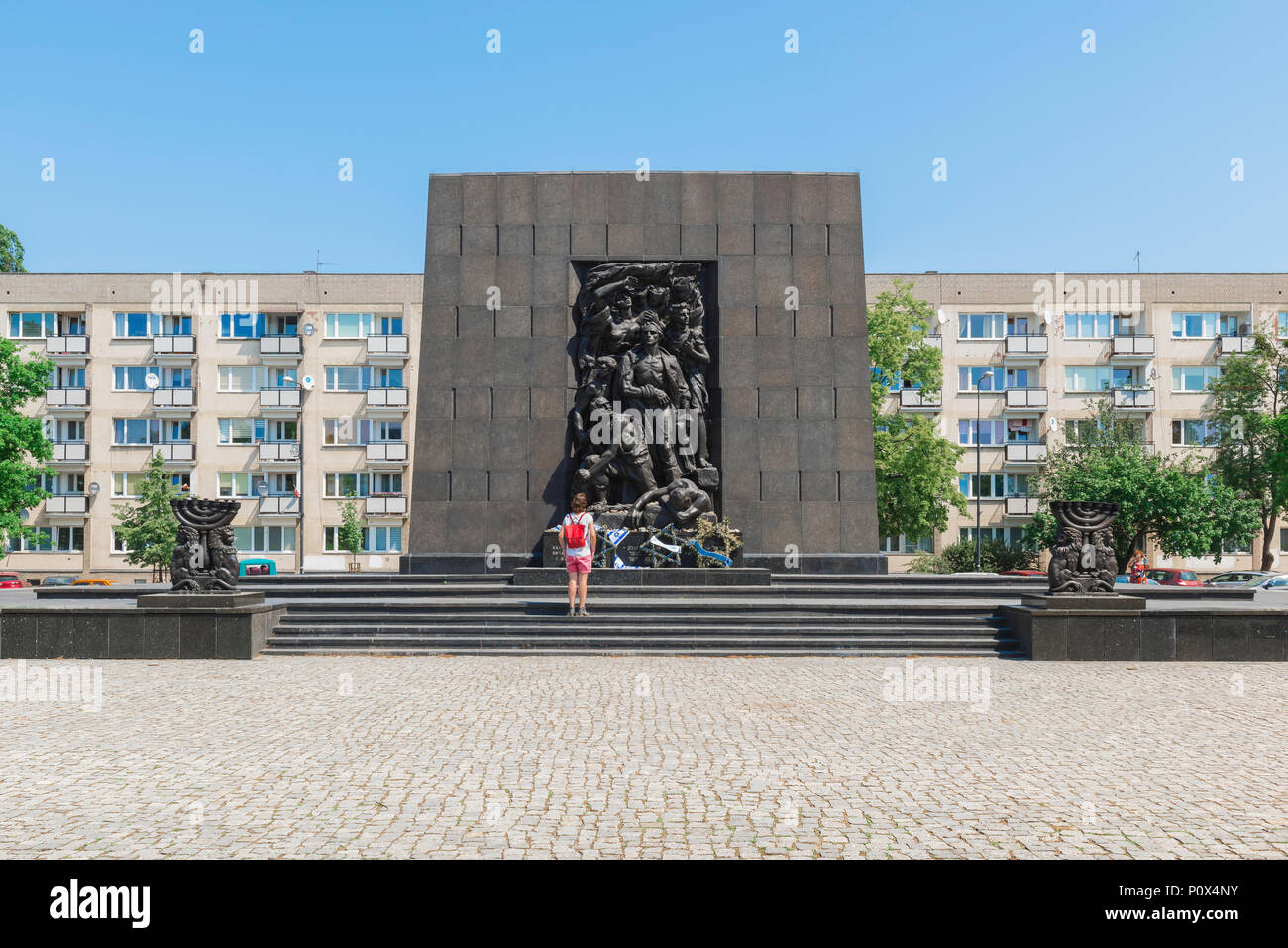 Monument des héros du ghetto Banque de photographies et d’images à ...