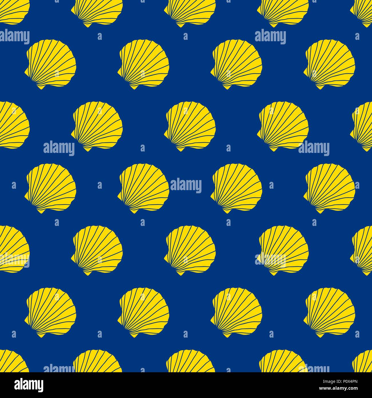 Symbole du camino de santiago Banque d'images vectorielles - Alamy