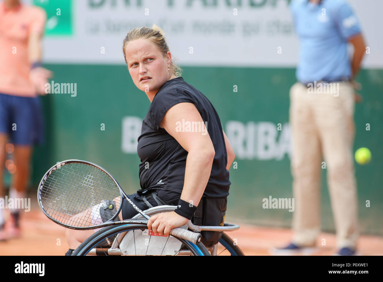 Aniek van Koot (NED), 8 juin 2018 - Tennis : Aniek van Koot des Pays ...