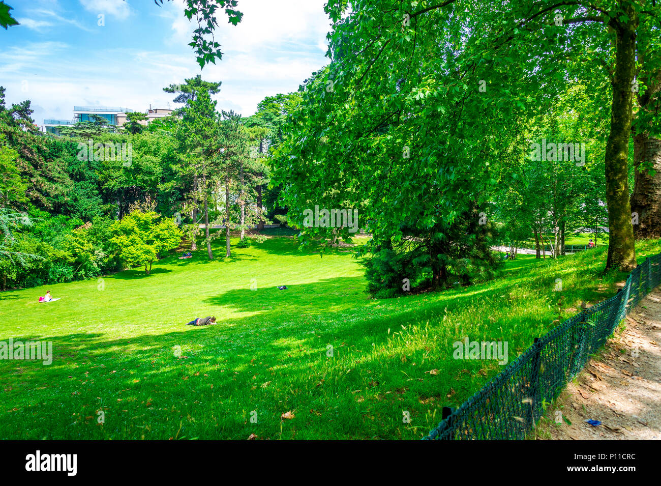 Paris parc montsouris Banque de photographies et d’images à haute ...