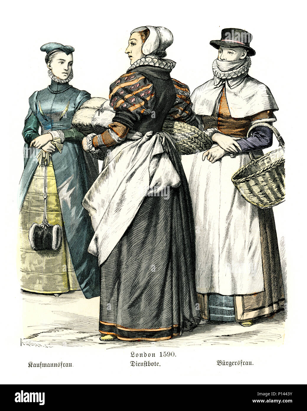 Fashion women 16th century Banque d'images détourées - Alamy