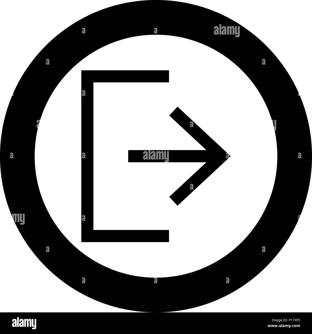 Logout exit icon arrow Banque d'images vectorielles - Page 2 - Alamy