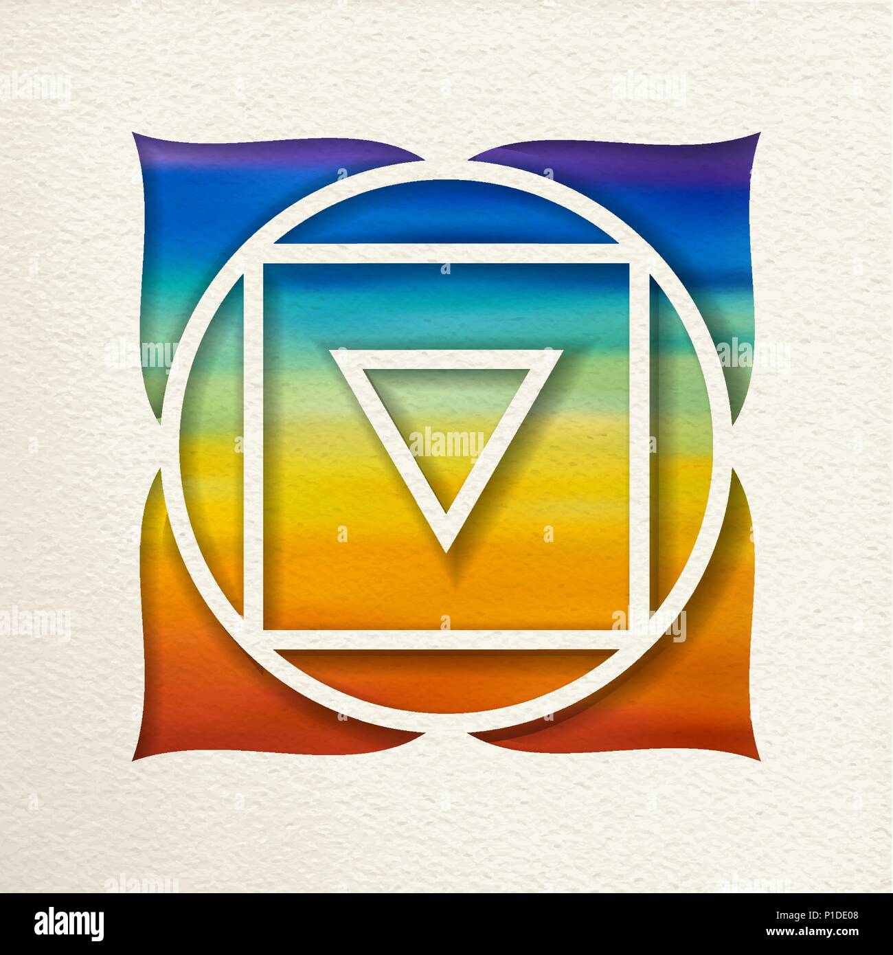 Symbole du chakra muladhara Banque de photographies et d’images à haute ...