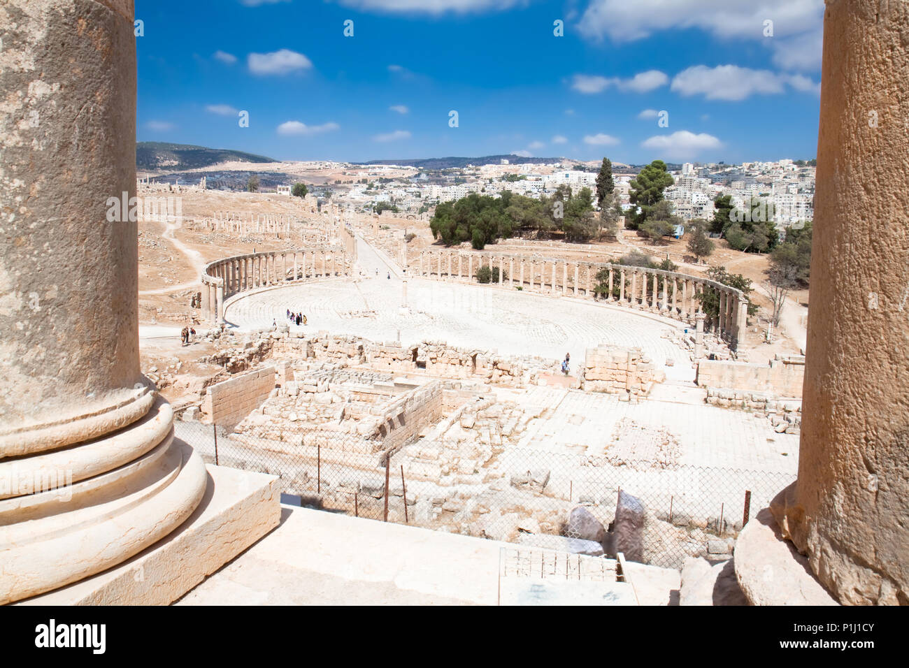 Colonnade de la place ovale Banque de photographies et d’images à haute ...