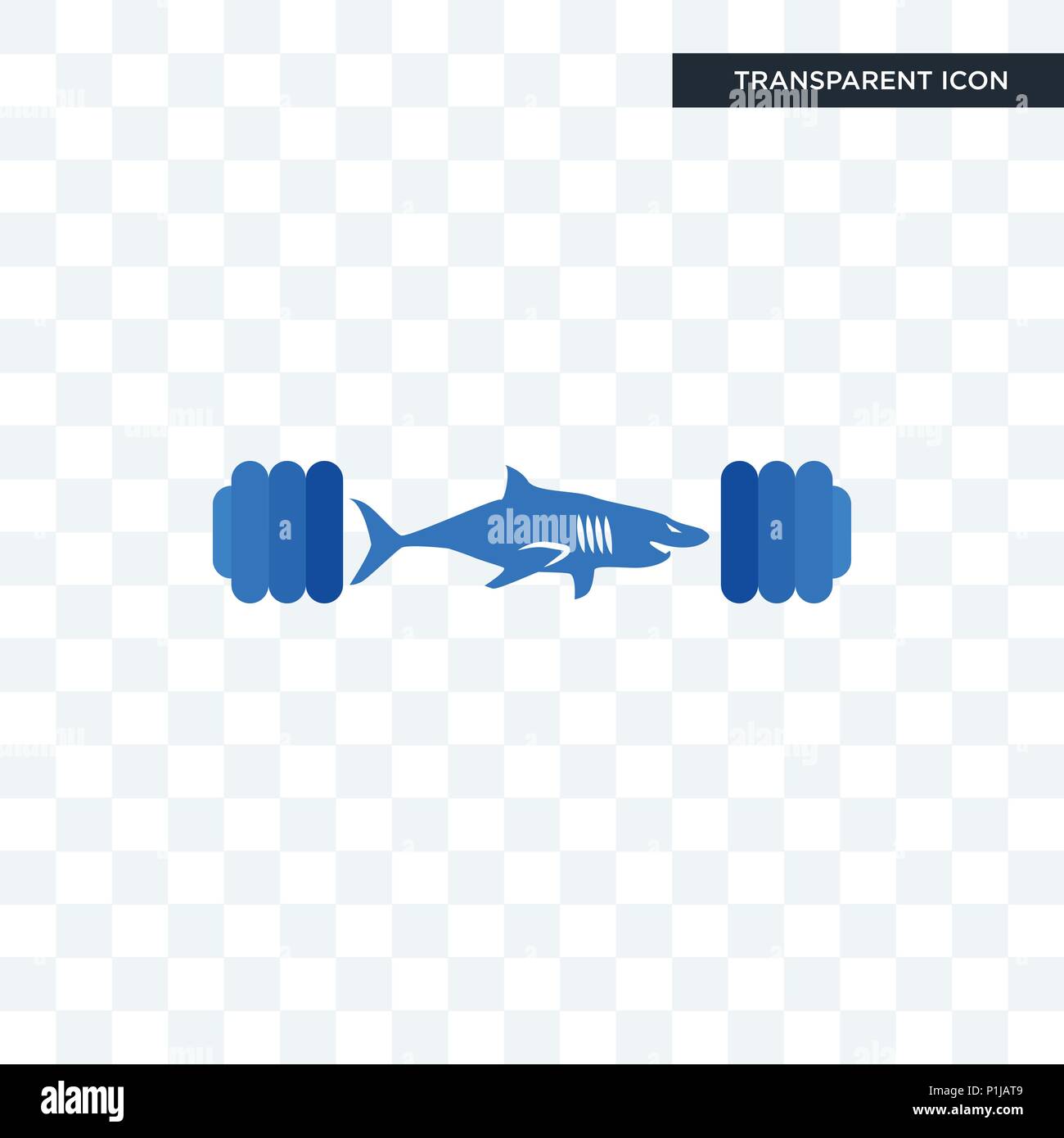 Gymshark icône vecteur isolé sur fond transparent, gymshark concept ...
