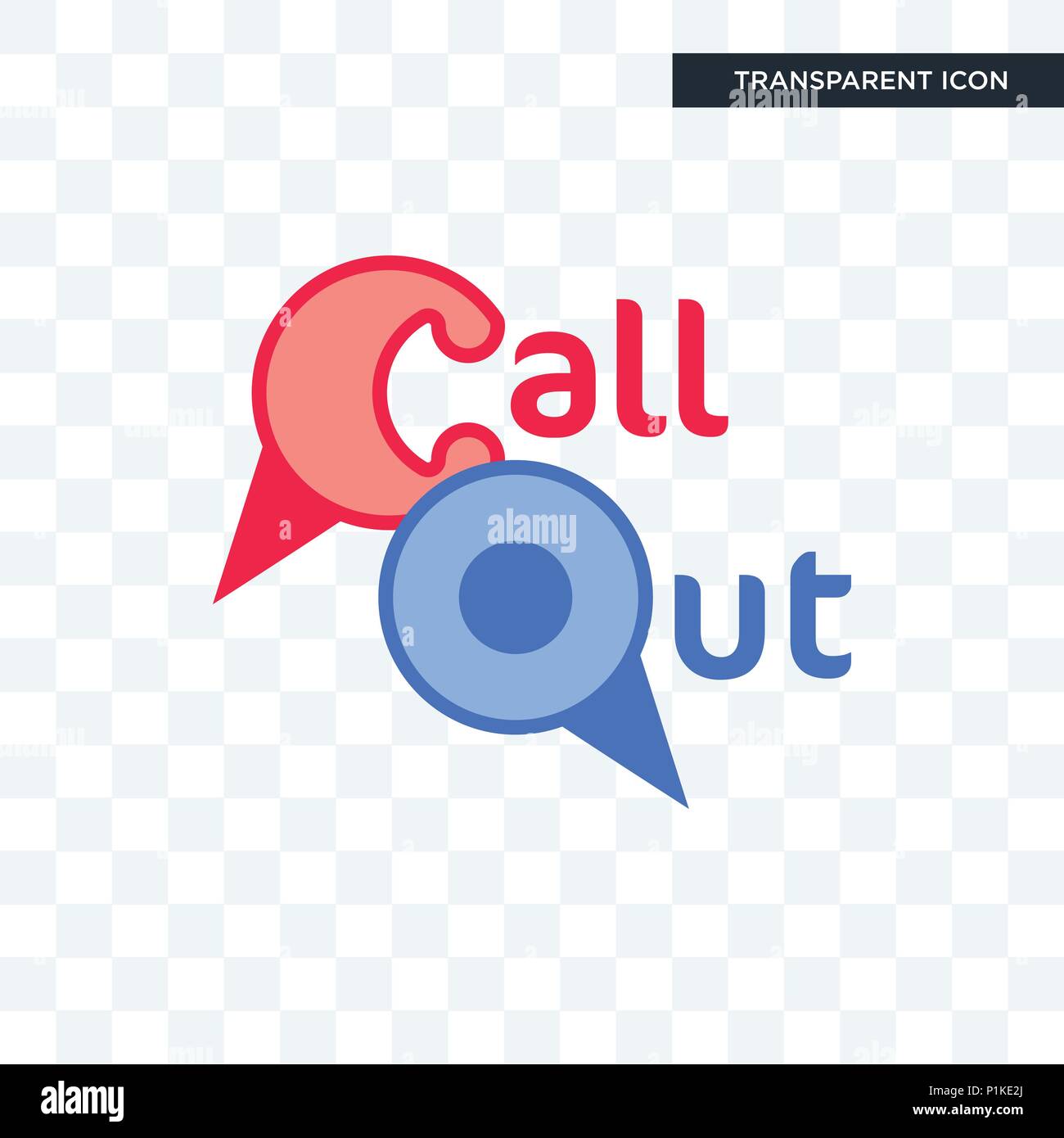 Légende icône vecteur isolé sur fond transparent, légende concept logo ...