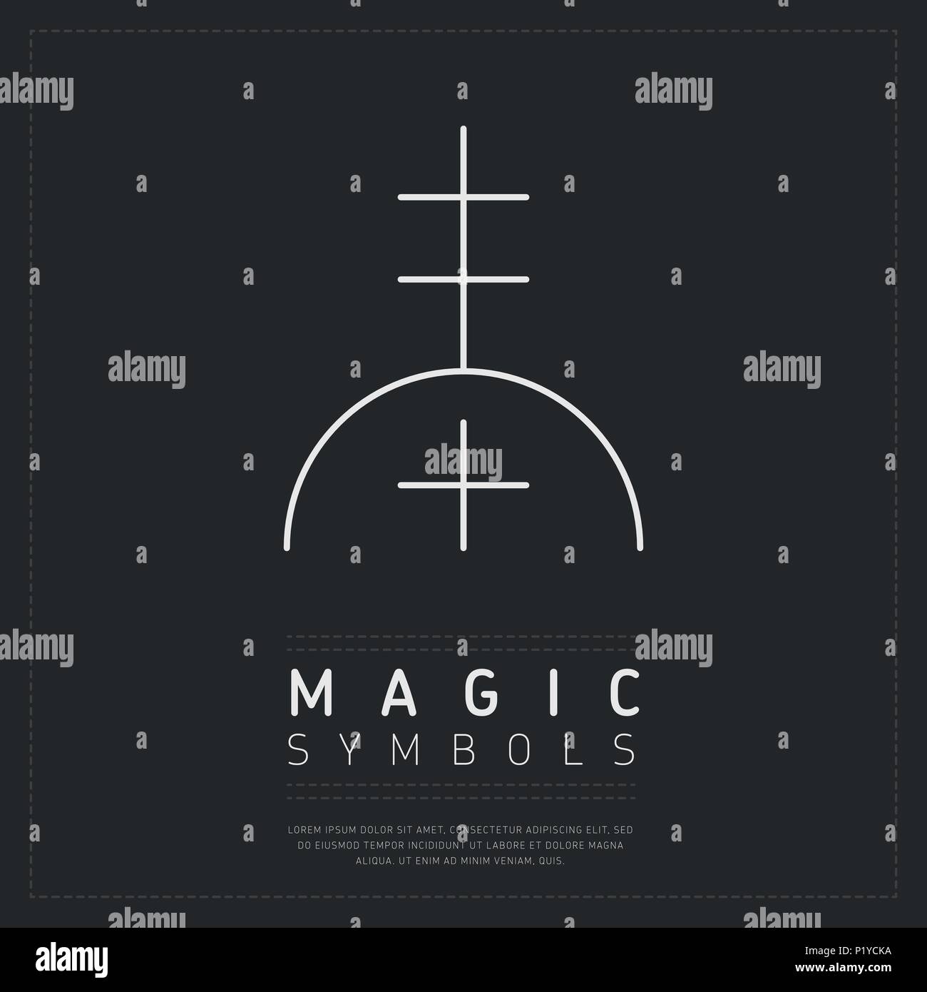 ésotérique symbole Banque d'images vectorielles - Alamy