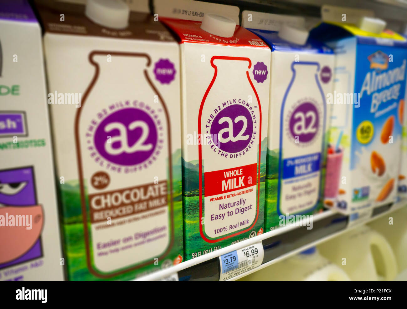 A2 milk Banque de photographies et d’images à haute résolution - Alamy