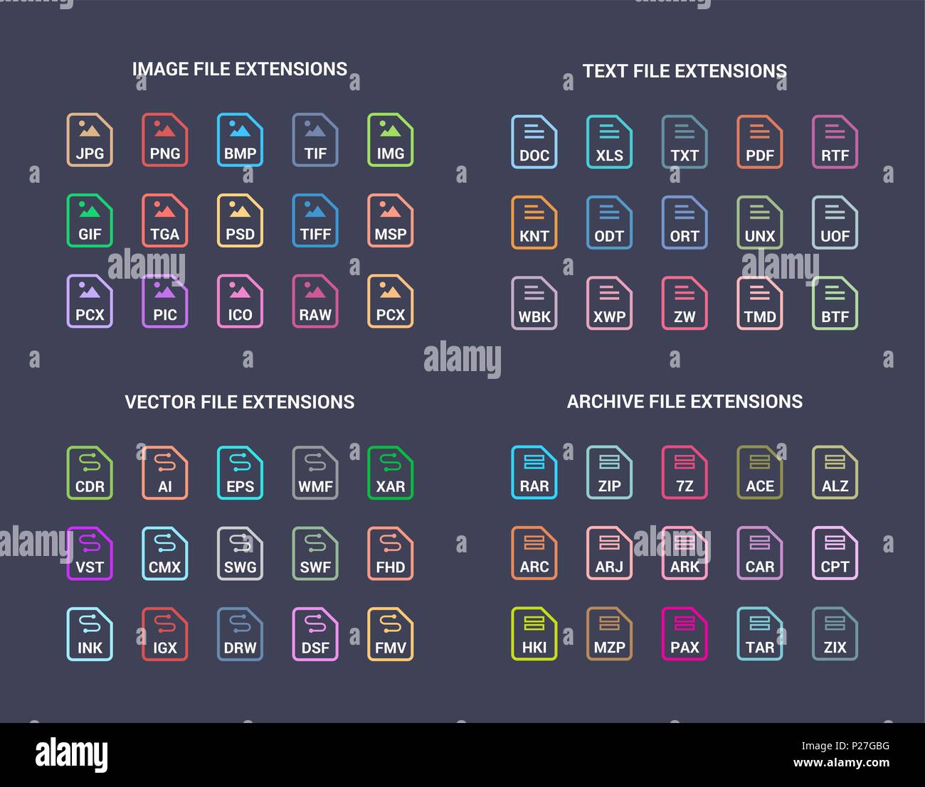 Une archive Banque d'images vectorielles - Alamy