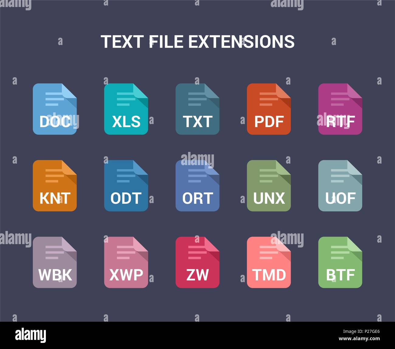 Extensions de fichiers Banque de photographies et d’images à haute ...