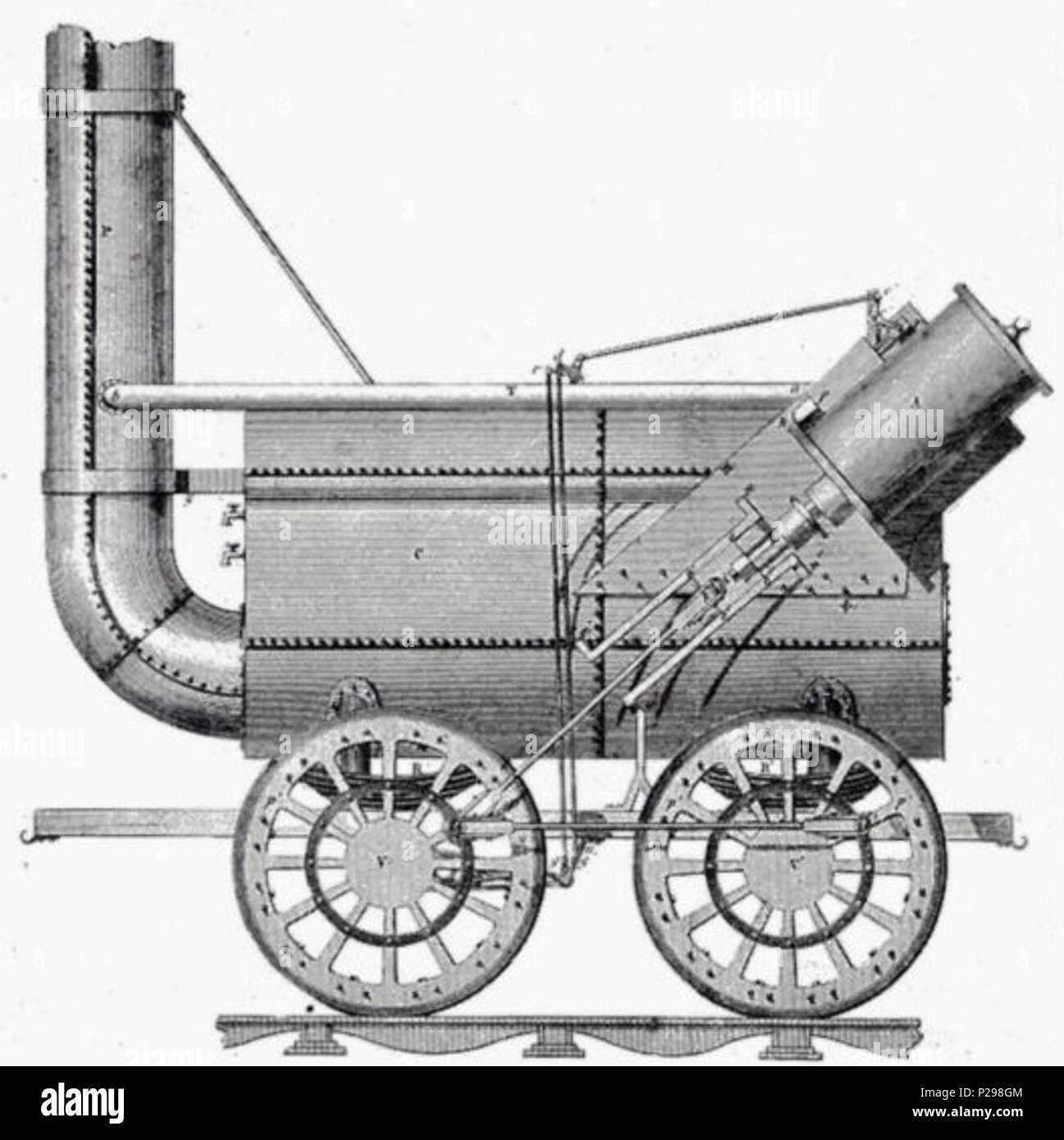 Train de locomotive 1830 Banque de photographies et d’images à haute ...