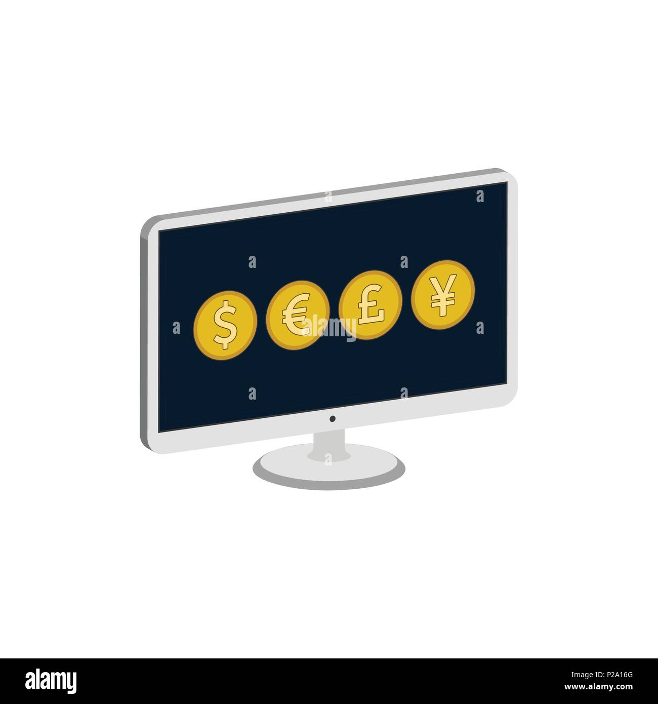 Affichage avec les signes de devise, Forex, Currency Exchange Bourse ...