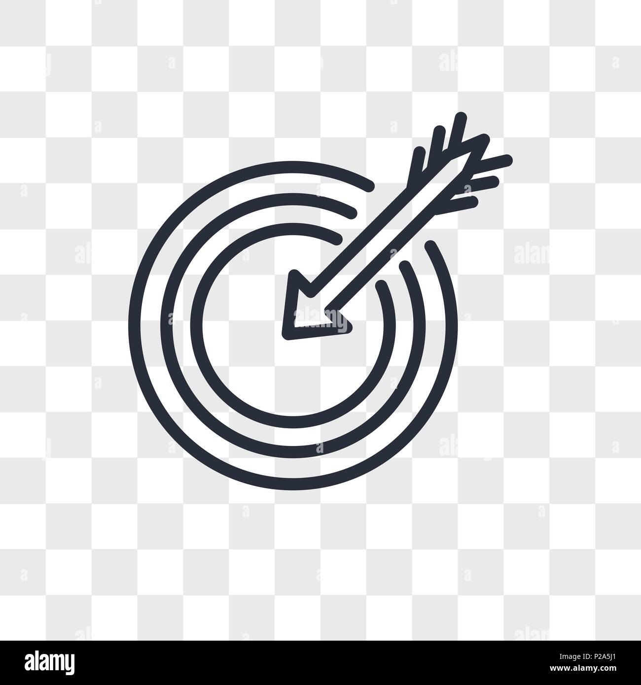 Notre mission l'icône vecteur isolé sur fond transparent, notre mission ...