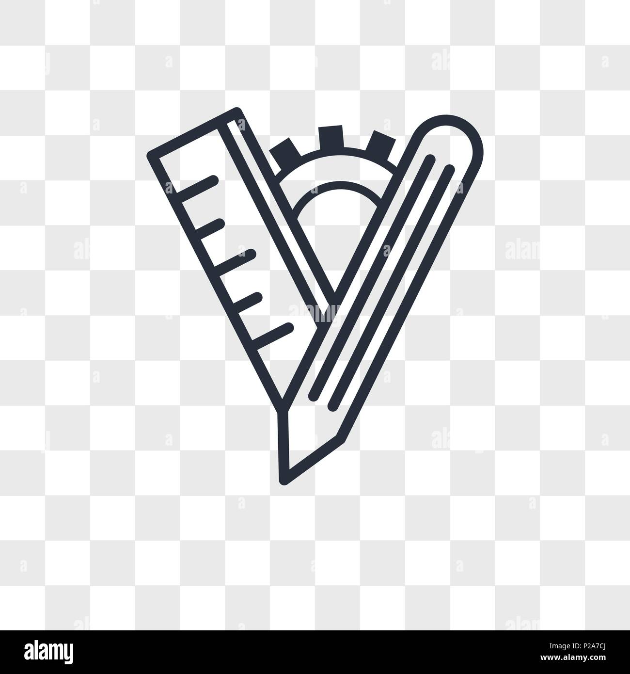 Icône vecteur sur mesure isolé sur fond transparent, logo sur mesure ...