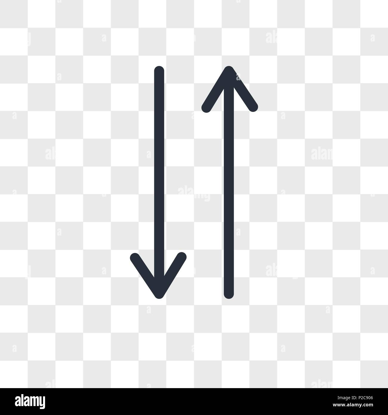 Icône vecteur tri isolé sur fond transparent, concept logo Tri Image ...