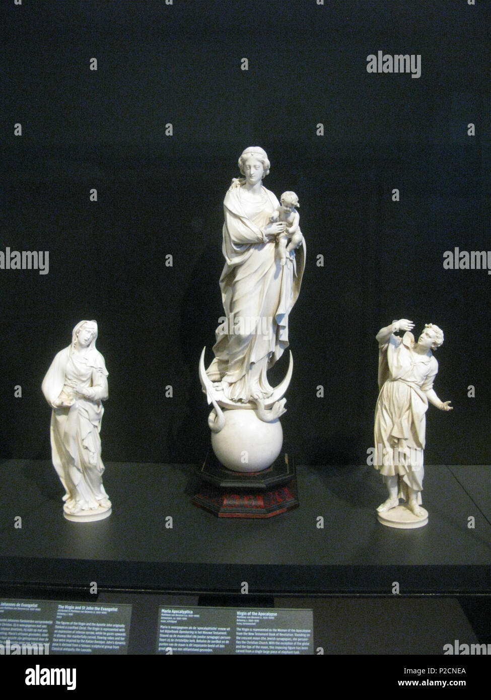 . Anglais : Mattheus Van Beveren, Madonna, enfant, Maria, John ...