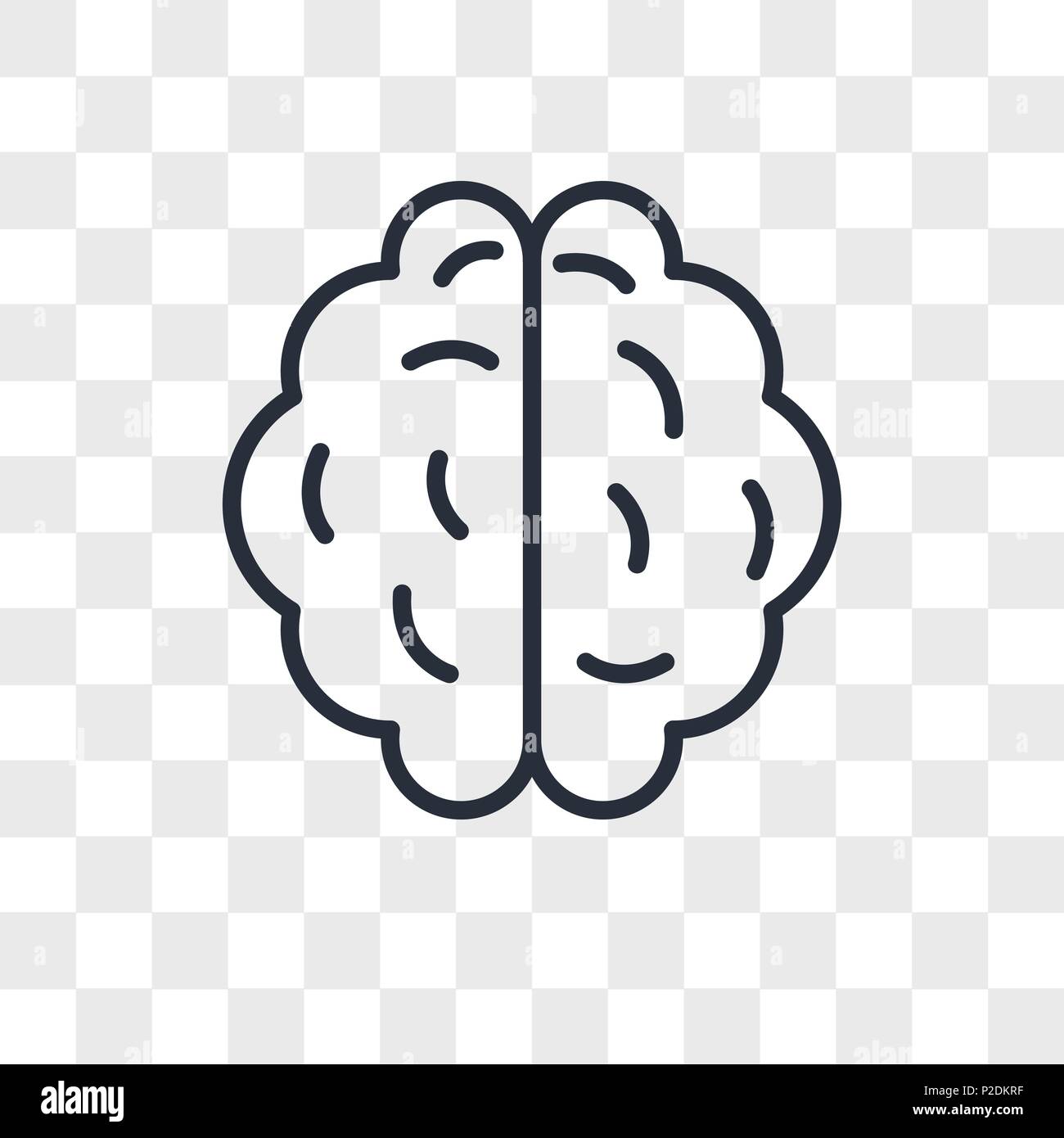 Icône vecteur du cerveau isolé sur fond transparent, le cerveau concept ... Icône vecteur du cerveau isolé sur fond transparent, le cerveau concept ...