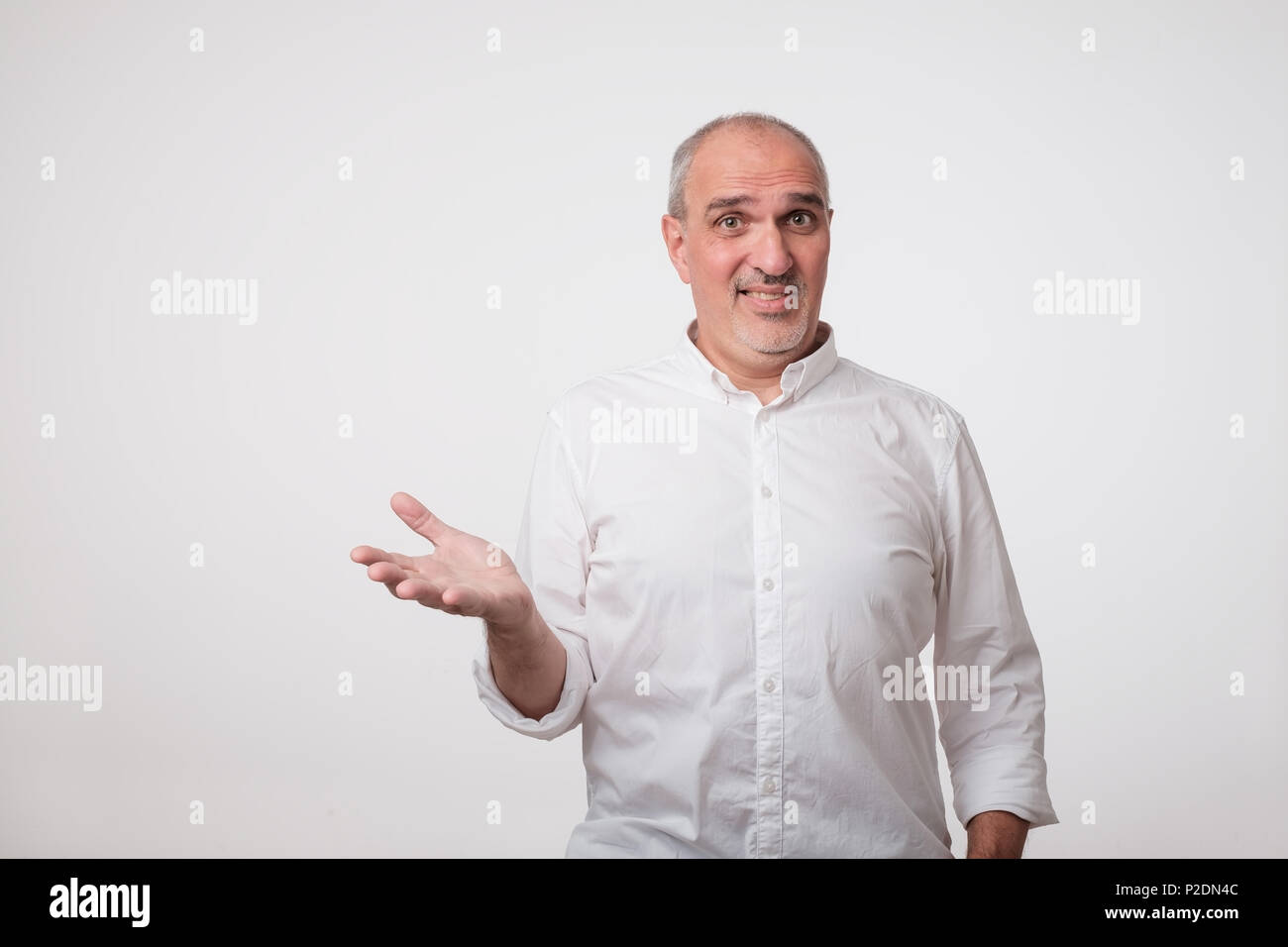 Bonhomme blanc perplexe Banque de photographies et d’images à haute ...