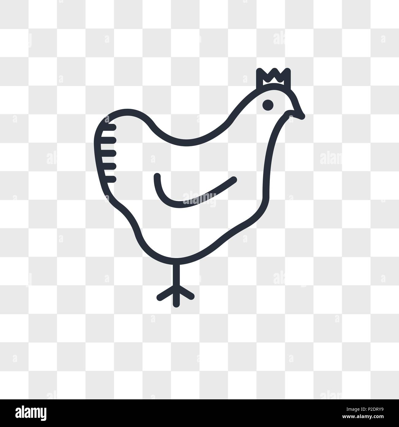 Logo poulet Banque d'images vectorielles - Alamy