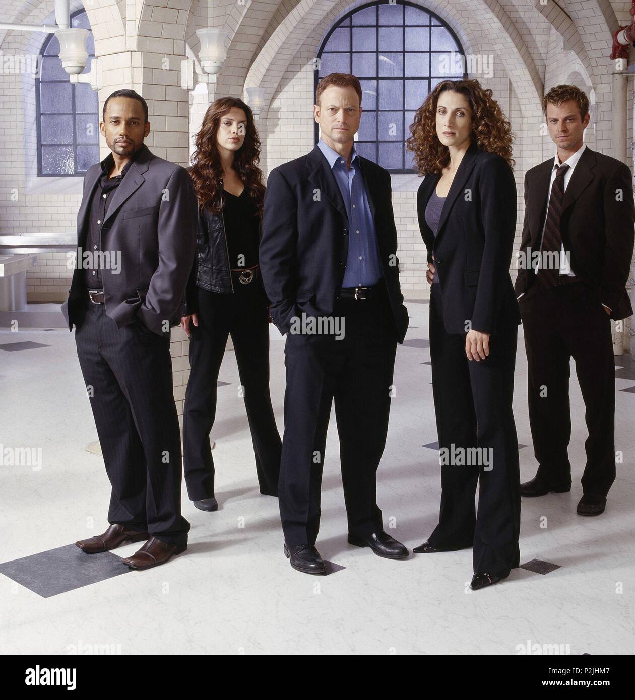 Gary sinise et melina kanakaredes le csi Banque de photographies et d ...