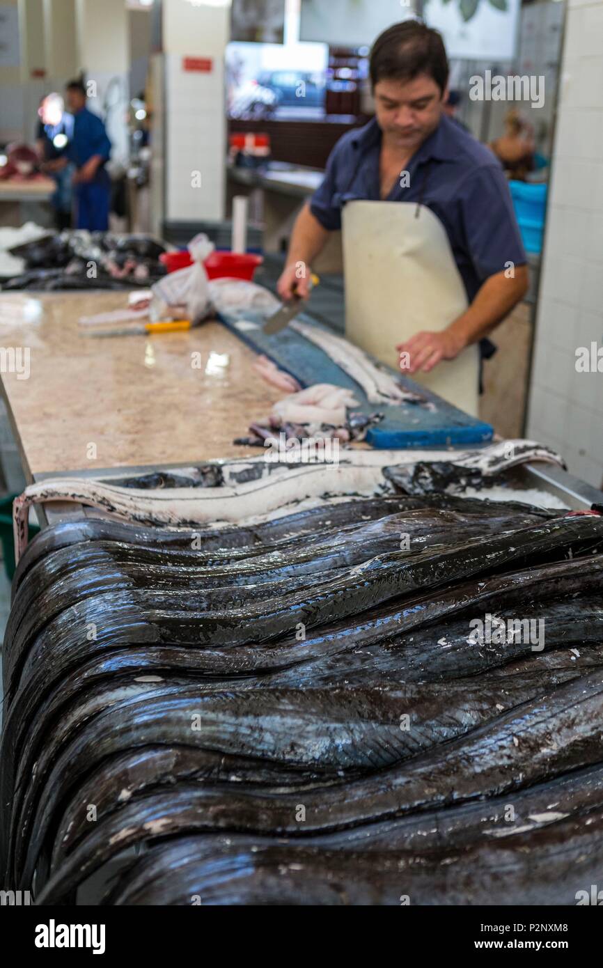 Le Portugal, l'île de Madère, Funchal, le marché (Mercado DOS ...