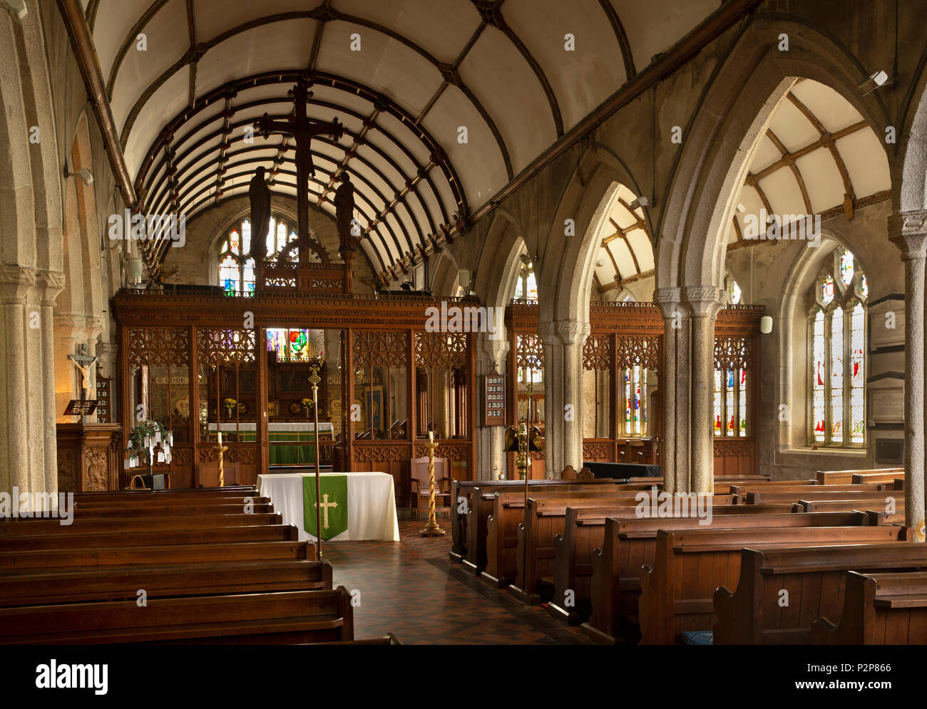 St neot window Banque de photographies et d’images à haute résolution ...