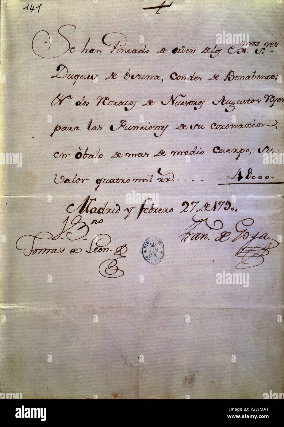 Goya signature Banque de photographies et d’images à haute résolution ...