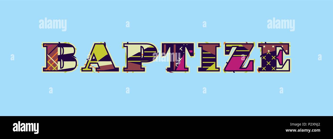 Baptiser jésus Banque d'images vectorielles - Alamy