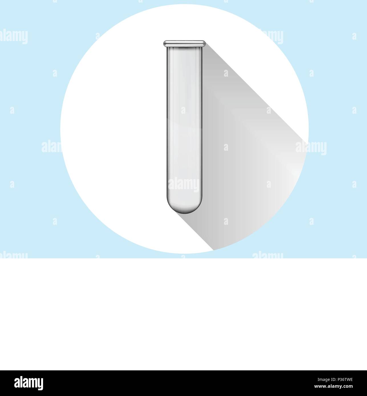 Lab test tube Banque d'images vectorielles - Alamy