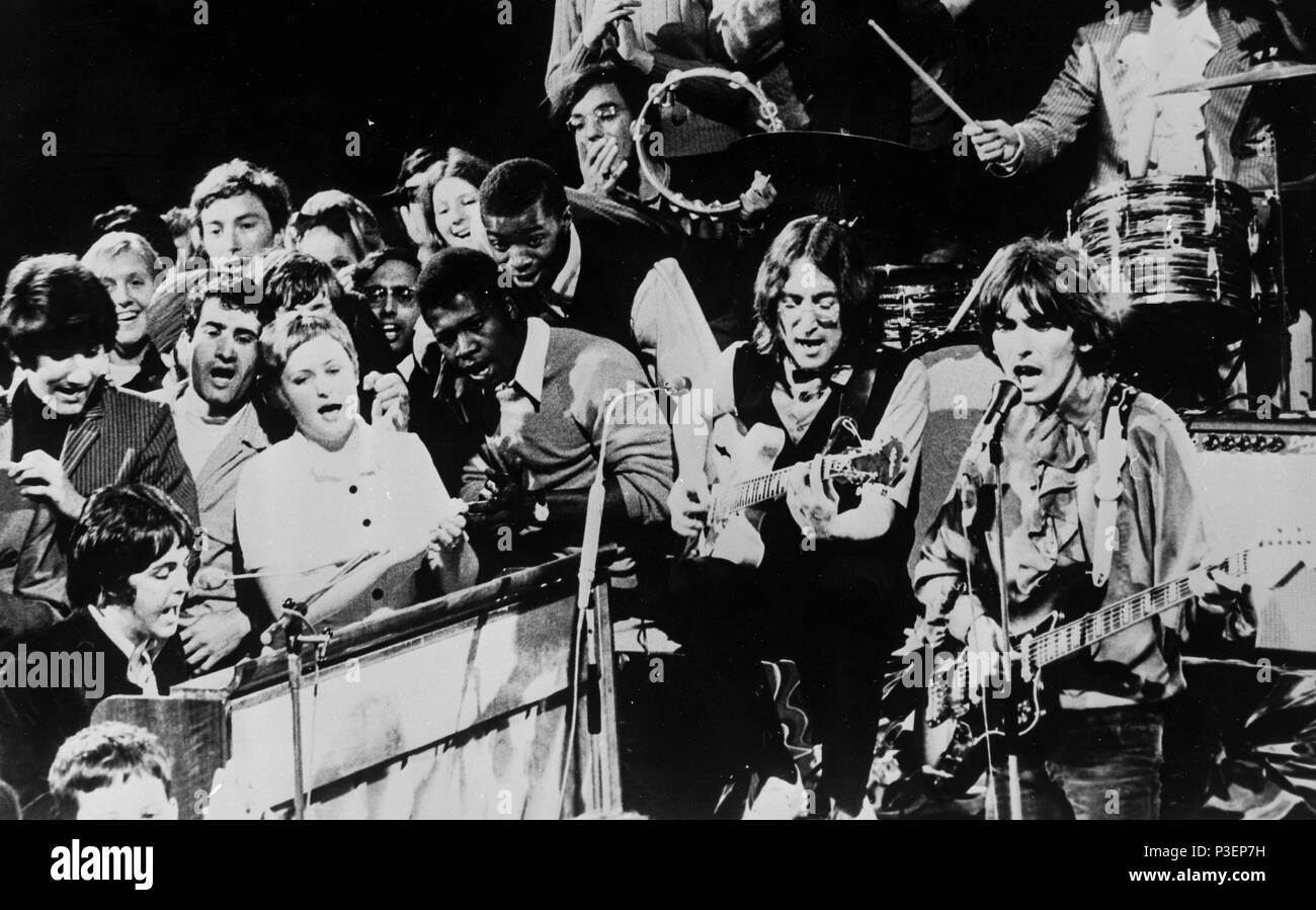 The beatles 1968 london Banque d'images noir et blanc - Alamy