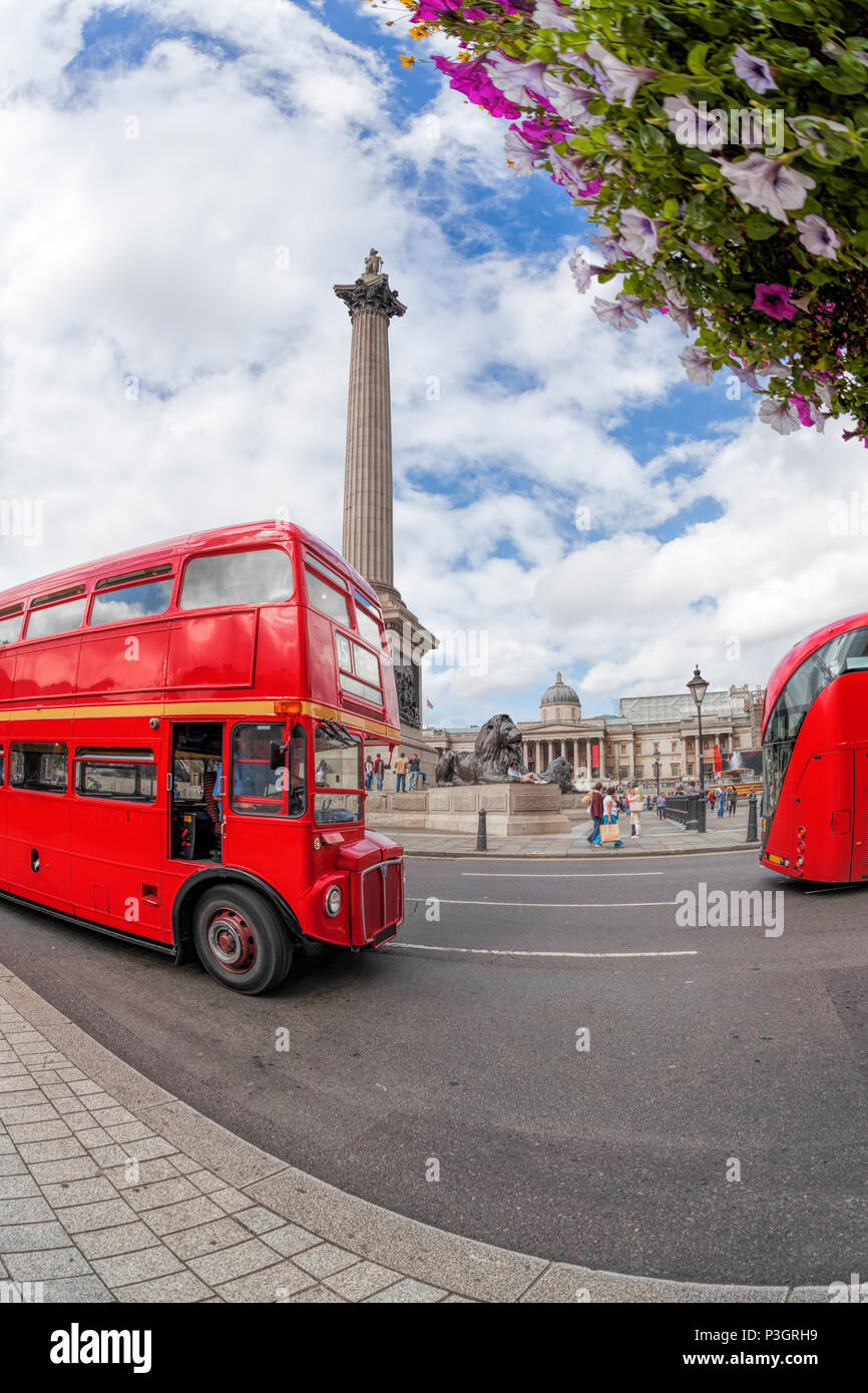 Bus rouges à londres Banque de photographies et d’images à haute ...
