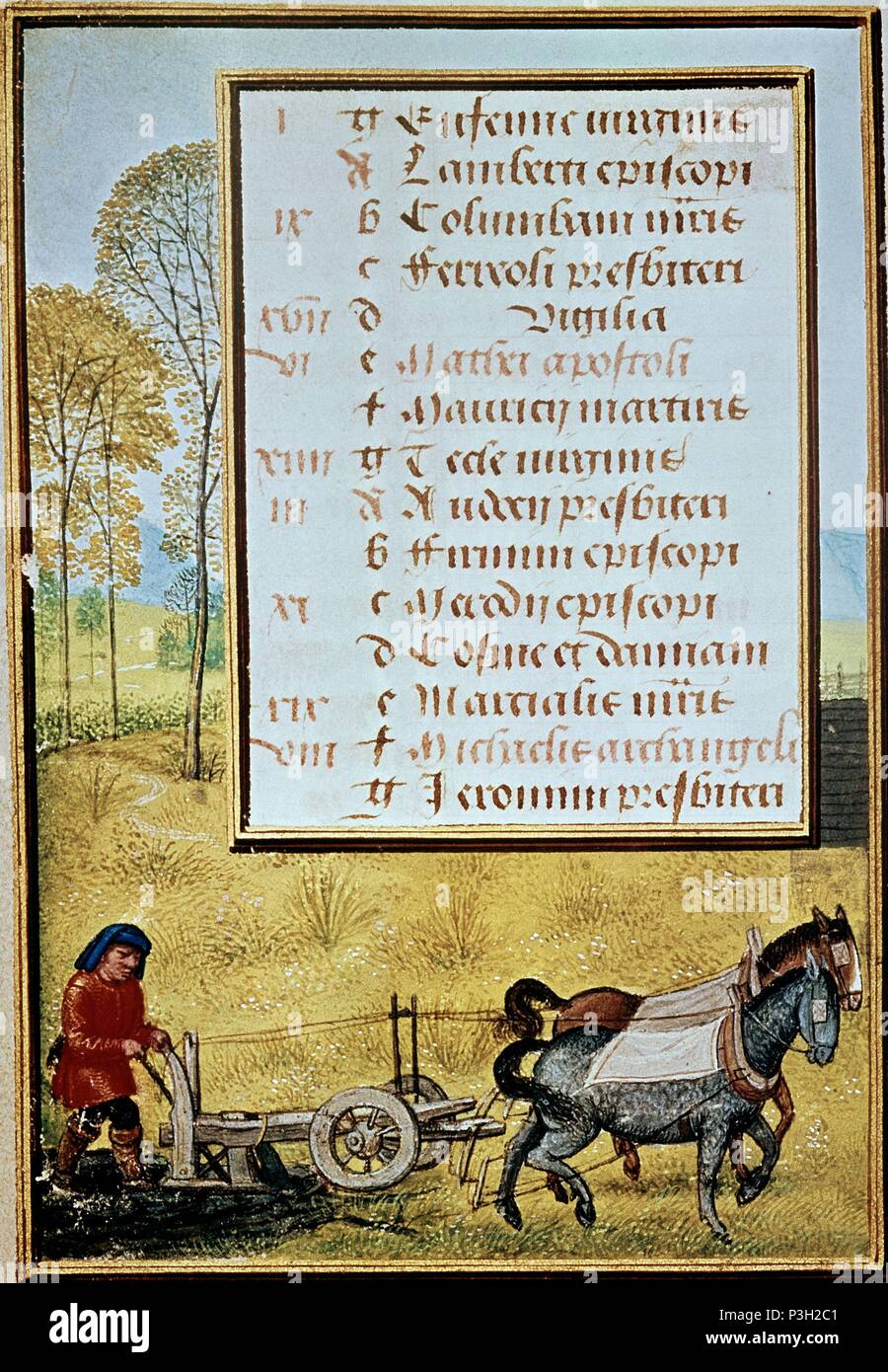 Charrue médiévale Banque de photographies et d’images à haute ...