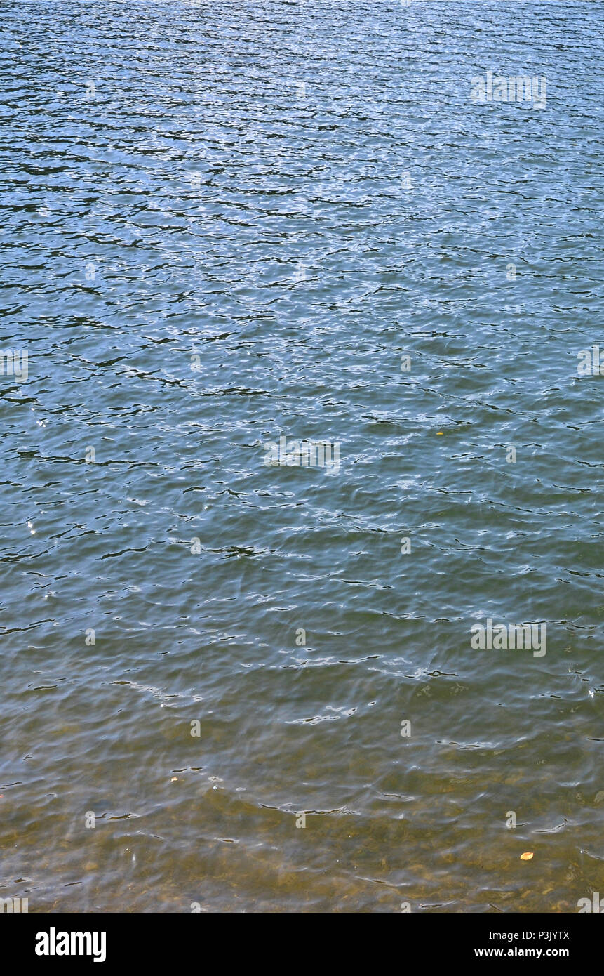 La texture de l'eau de rivière contaminés. Les conséquences des sources ...